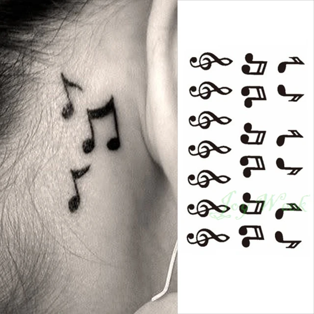 Music Note Bird Tattoos