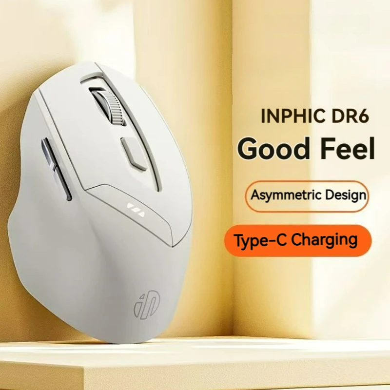 Bluetooth-Tri-mode-Mouse-Rechargeable-2-4G-Wireless-Mouse-Office-Mute ...