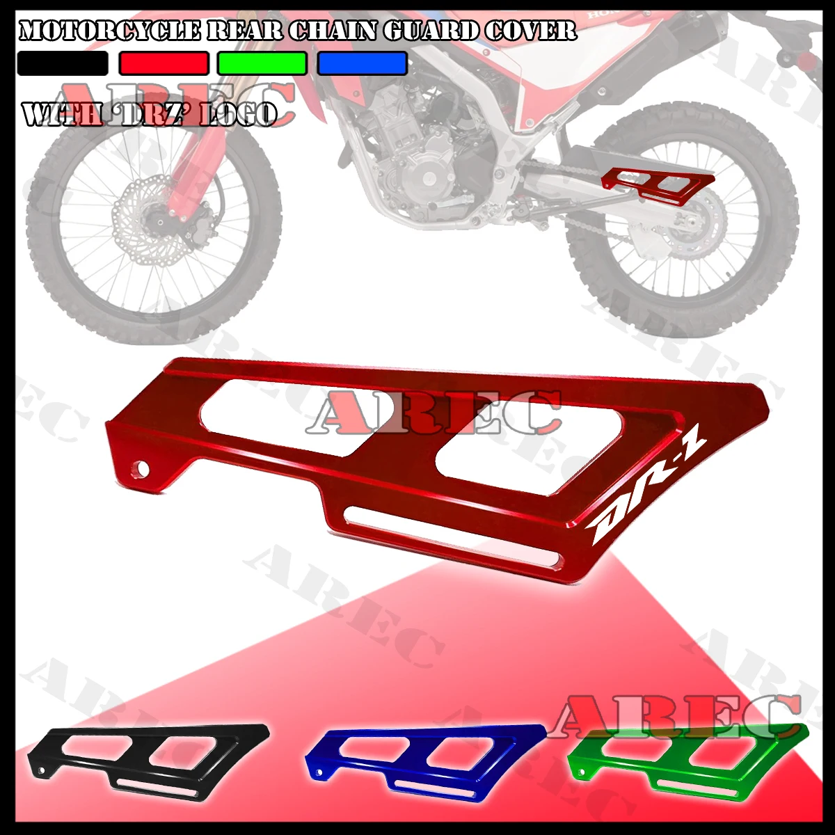 Motorcycle Rear Swingarm Upper Cover Chain Guard Cover For SUZUKI DRZ ...