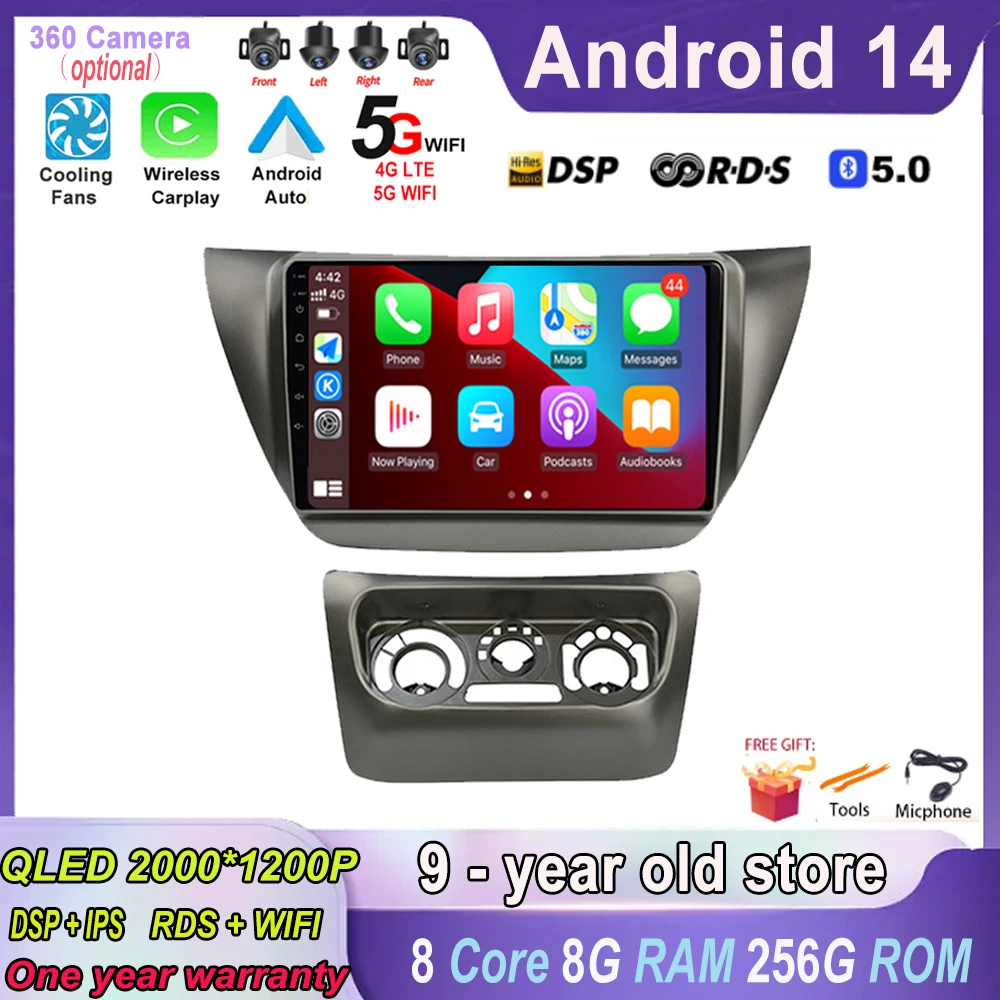 Carplay-Stereo-QLED-GPS-Android-14-Car-Player-for-Mitsubishi-Lancer-9 ...