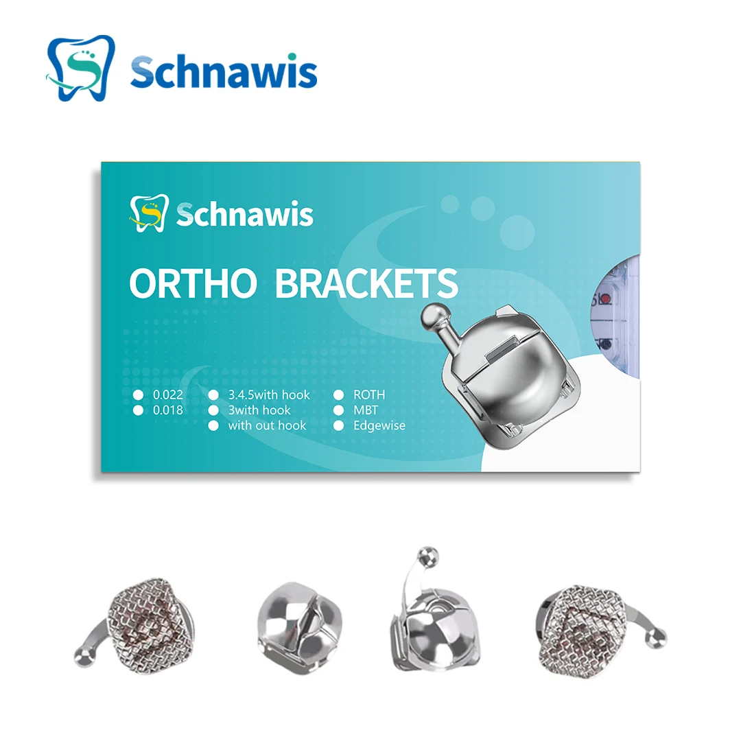 20Pcs-set-Dental-Orthodontic-Self-ligating-Brackets-Spherical-Metal-Q ...