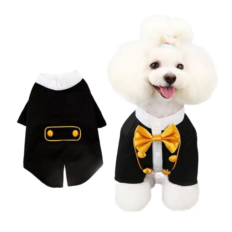 Boy-Dog-Clothes-Suit-Male-Pet-Clothing-Wedding-Dress-Party-Marriage ...