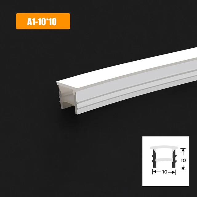 Recessed Flexible Neon Rope Tube Led Channel for RGB WS2811 LED Light ...