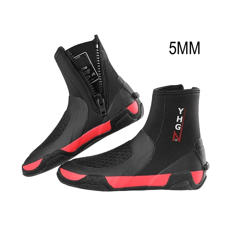 5MM Neoprene Outdoor Beach Surfing Keep Warm Shoes Water Sports Swim ...