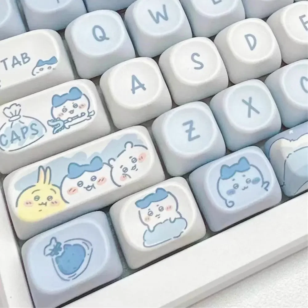 Cute Chiikawa Usagi Keycap Keyboard Decoration - Chiikawa Plush