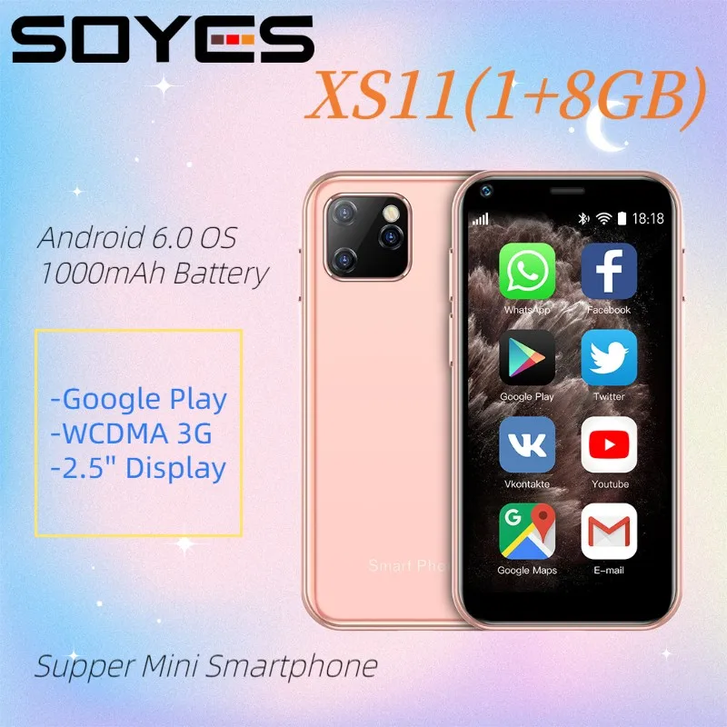 Original-Soyes-XS11-Mini-Smartphone-Android-6-0-Google-Play-Store ...