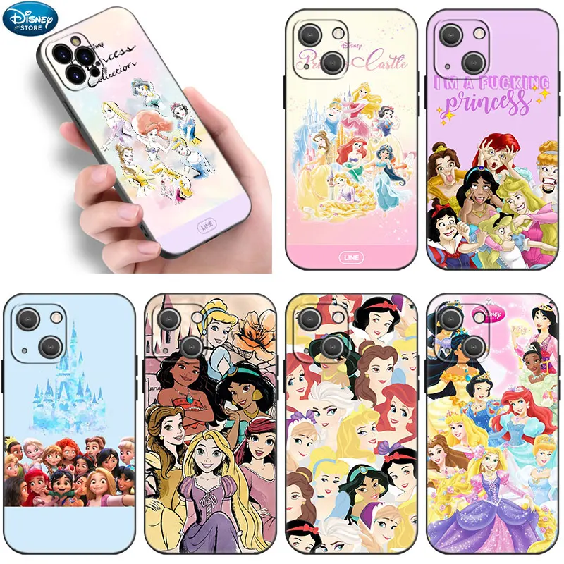 Cute-Cartoon-Disney-Princess-Phone-Case-For-Apple-iPhone-14-11-12-13 ...