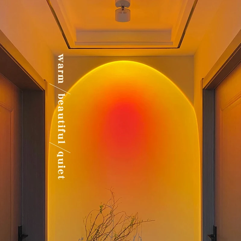 LED-Sunset-Light-Nightlights-LED-Rainbow-Neon-Night-Light-Projector ...