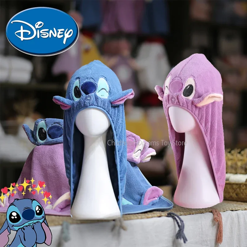 NEW-Disney-Stitch-Hair-Drying-Cap-Hair-Band-Anime-Woman-Girls-Quick ...