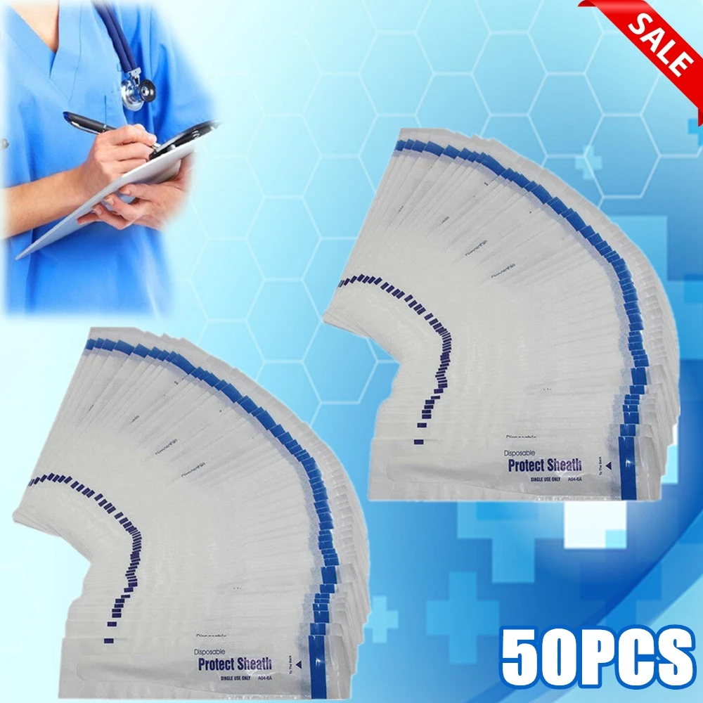 50pcs-box-Dental-Intraoral-Camera-Sheath-Disposable-Protective-Cover ...
