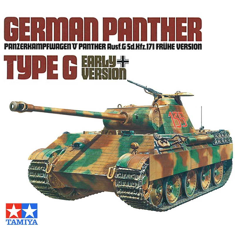 TAMIYA-Assembly-Model-Kit-35170-panther-typeG-Tank-Early-Production ...