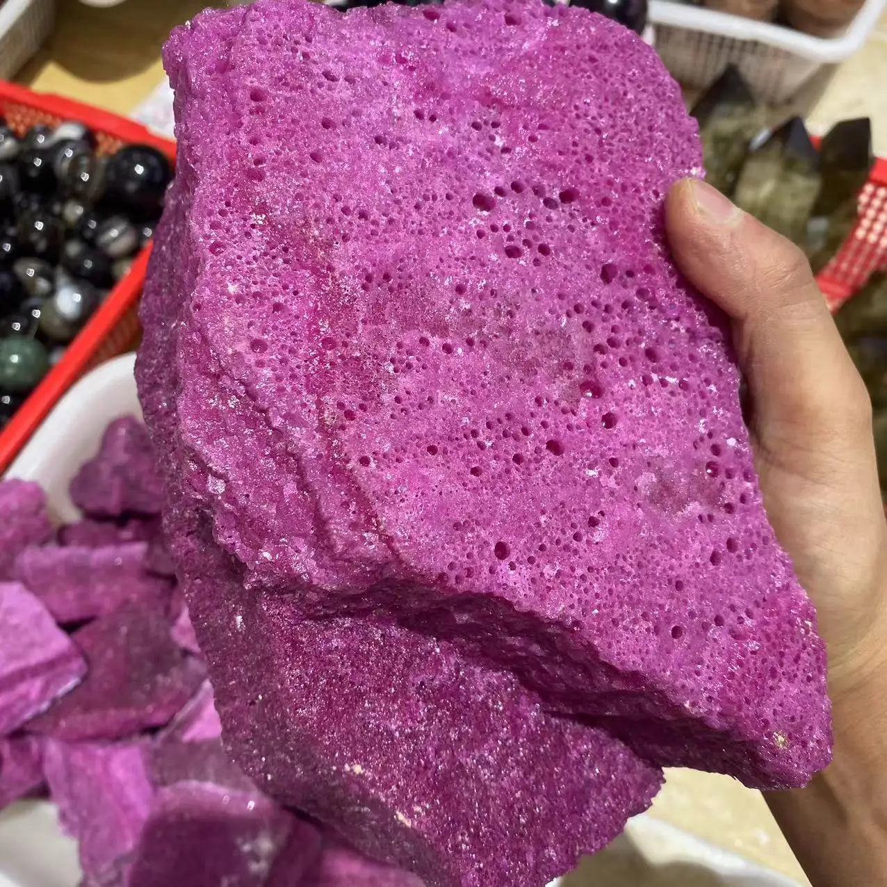 Corind-n-rojo-rugoso-Natural-y-esp-ritu-mineral-rub-piedras-preciosas ...