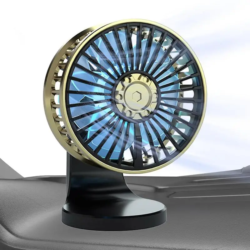 Auto-Cooling-Fan-360rotation-Usb-Truck-Fan-3-Speed-Double-Fan-Vanes-Car ...