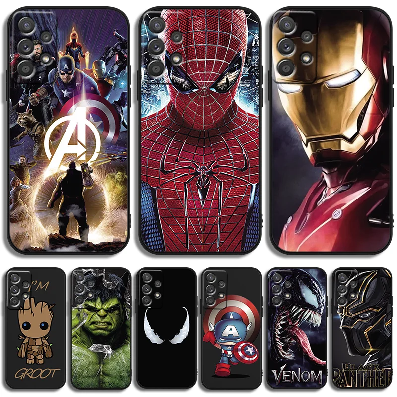 Coque pour Samsung Galaxy A53 5G, Marvel Avengers, étui pare chocs en ...