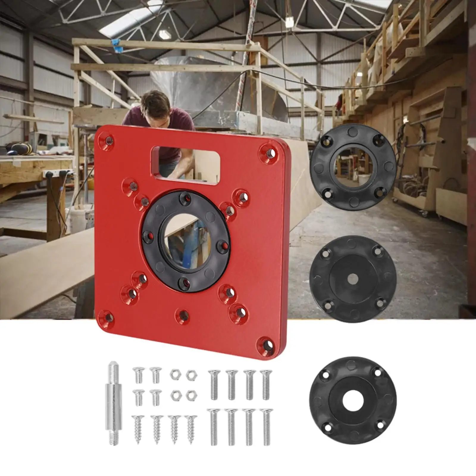 Aluminum-Alloy-Router-Table-Insert-Machine-Trimming-Machine-Woodworking ...