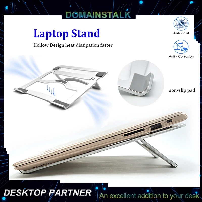 Factory Custom Foldable Adjustable Laptop Stand Table Portable Laptop ...