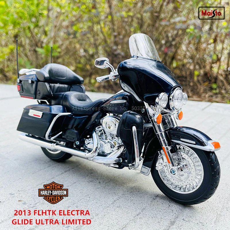 Maisto 1:12 Harley Motorcycle 2013 Flhtk Electra Glide Ultra Limited Die Cast Vehicles ...