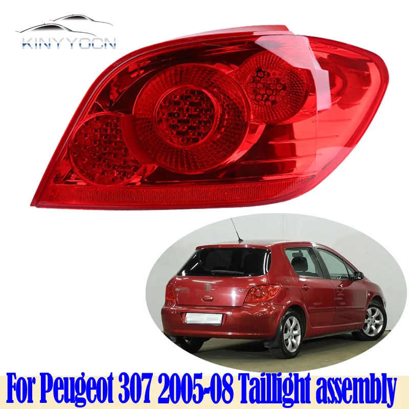 For Peugeot 307 2005 06 07 2008 Rear Light Tail Light Tail Lamp ...