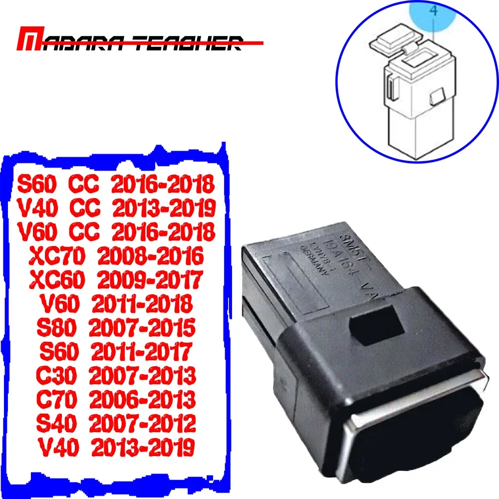 30775252-Car-USB-interface-Socket-For-Volvo-S80-S60-XC60-S40-C30-V60 ...