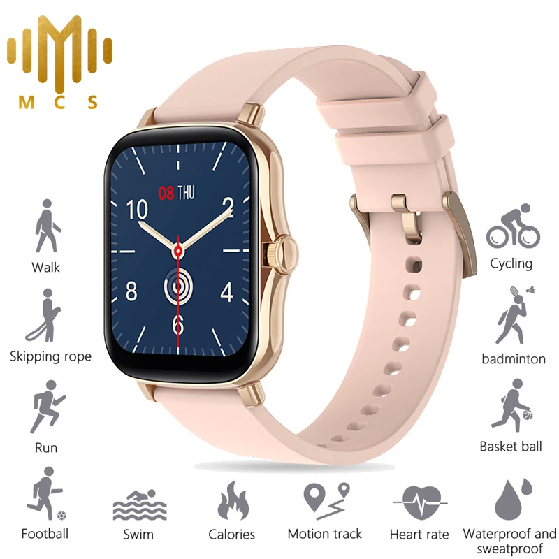 Smart Watch Heart Rate Monitoring Full Touch Screen Knob Rotation ...