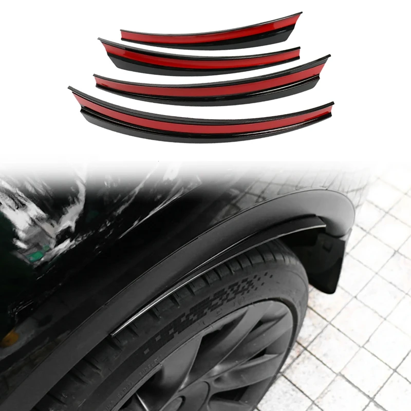 Front+rear Car Wheel Eyebrow Fender Mudguard Mud Flap Splash Guard For ...