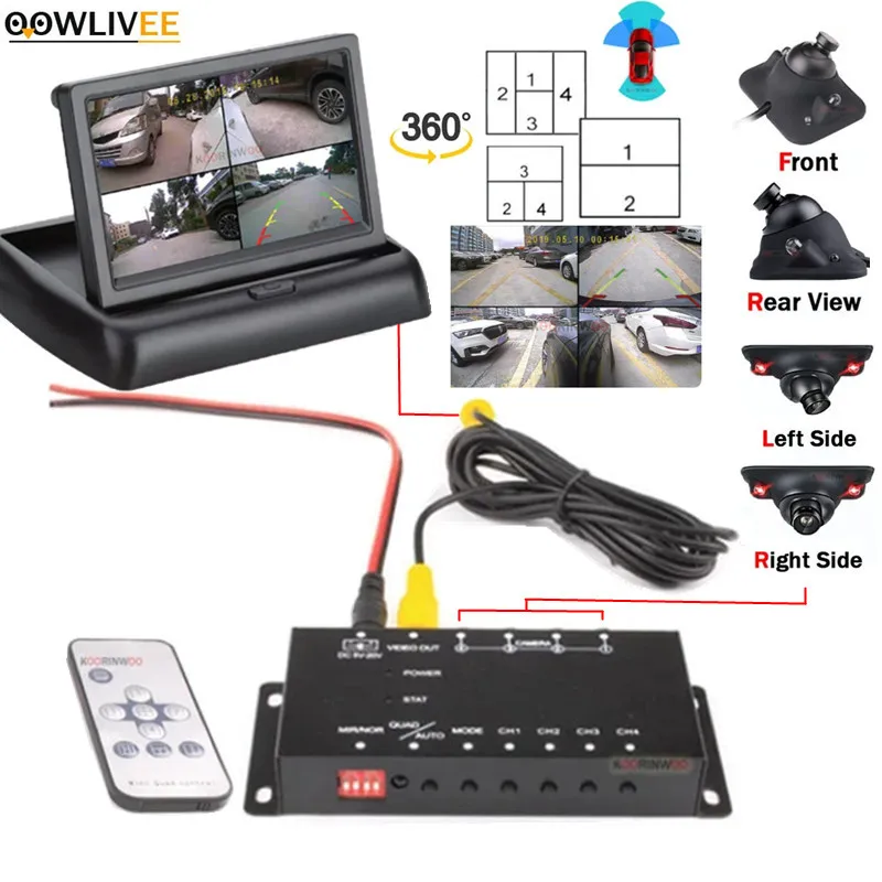 Car-Around-View-For-Rear-Front-Side-Night-Vision-Camera-360-Parking ...