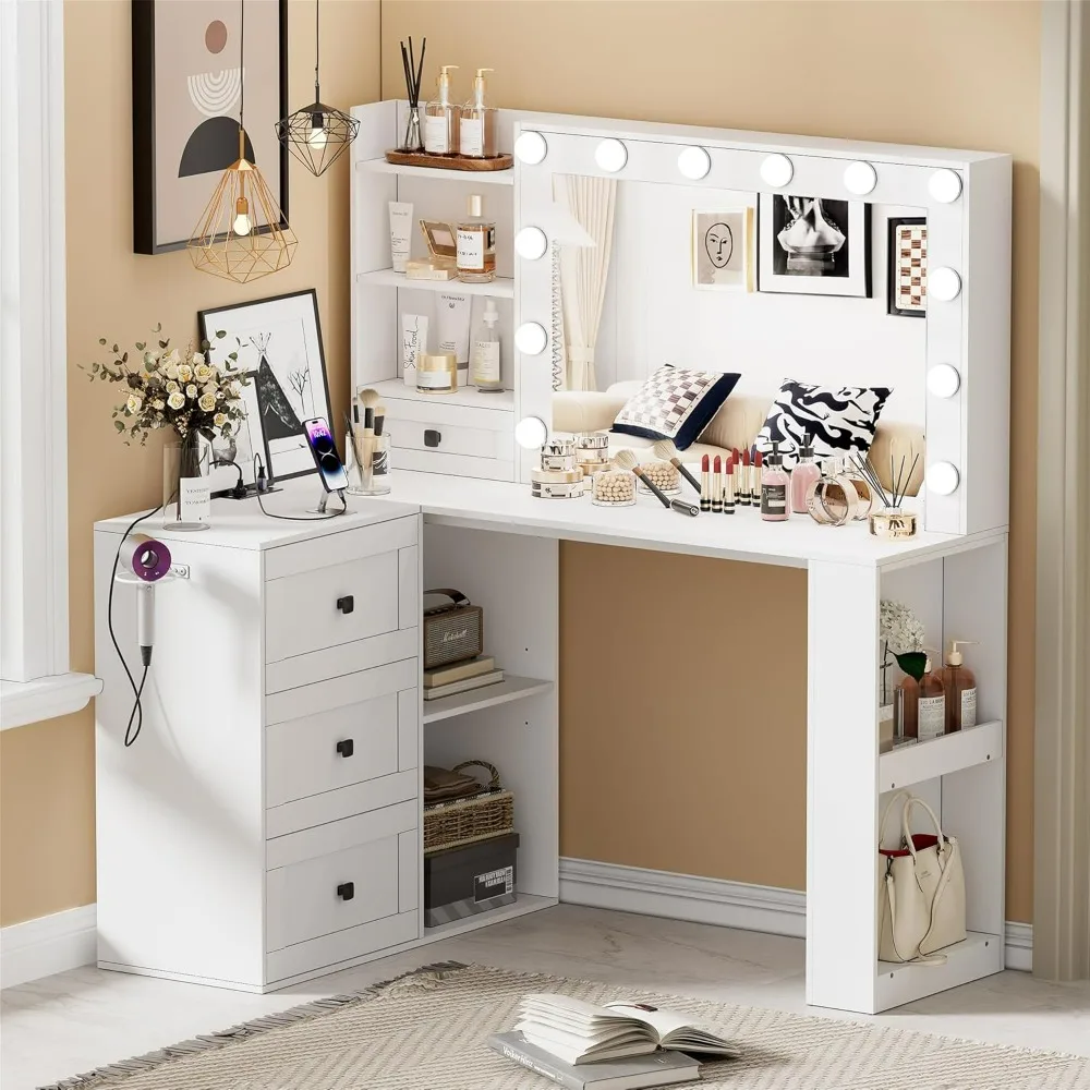 Corner Makeup Desk: A Comprehensive Review and Guide for the Perfect ...