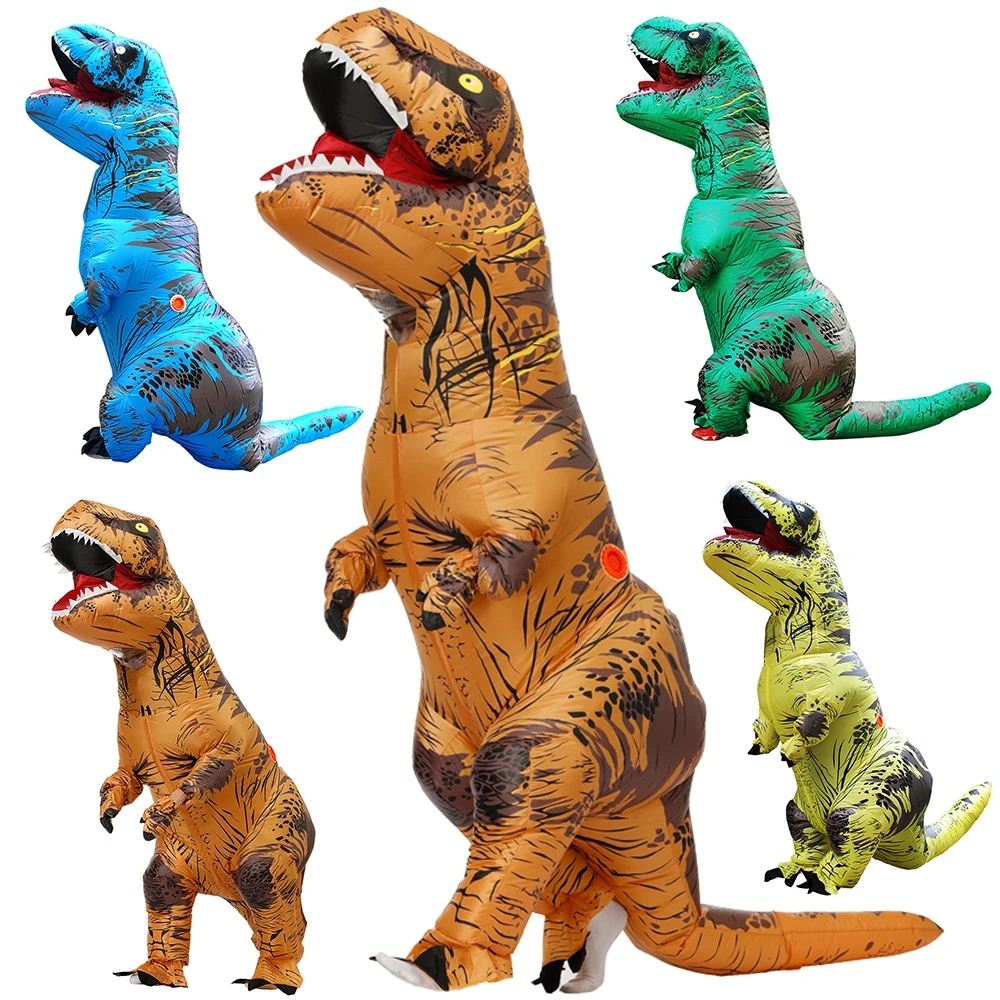 Disfraces-inflables-de-dinosaurio-t-rex-para-adultos-y-ni-os-traje-de ...