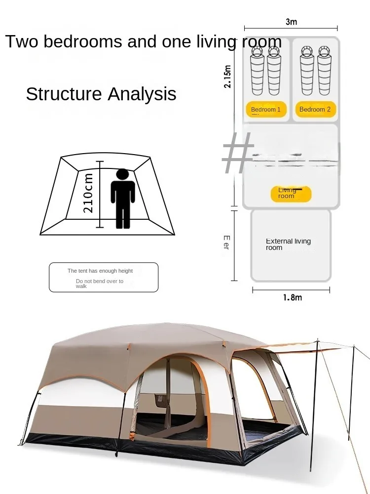 Coleman Weathermaster 3 Room Tent