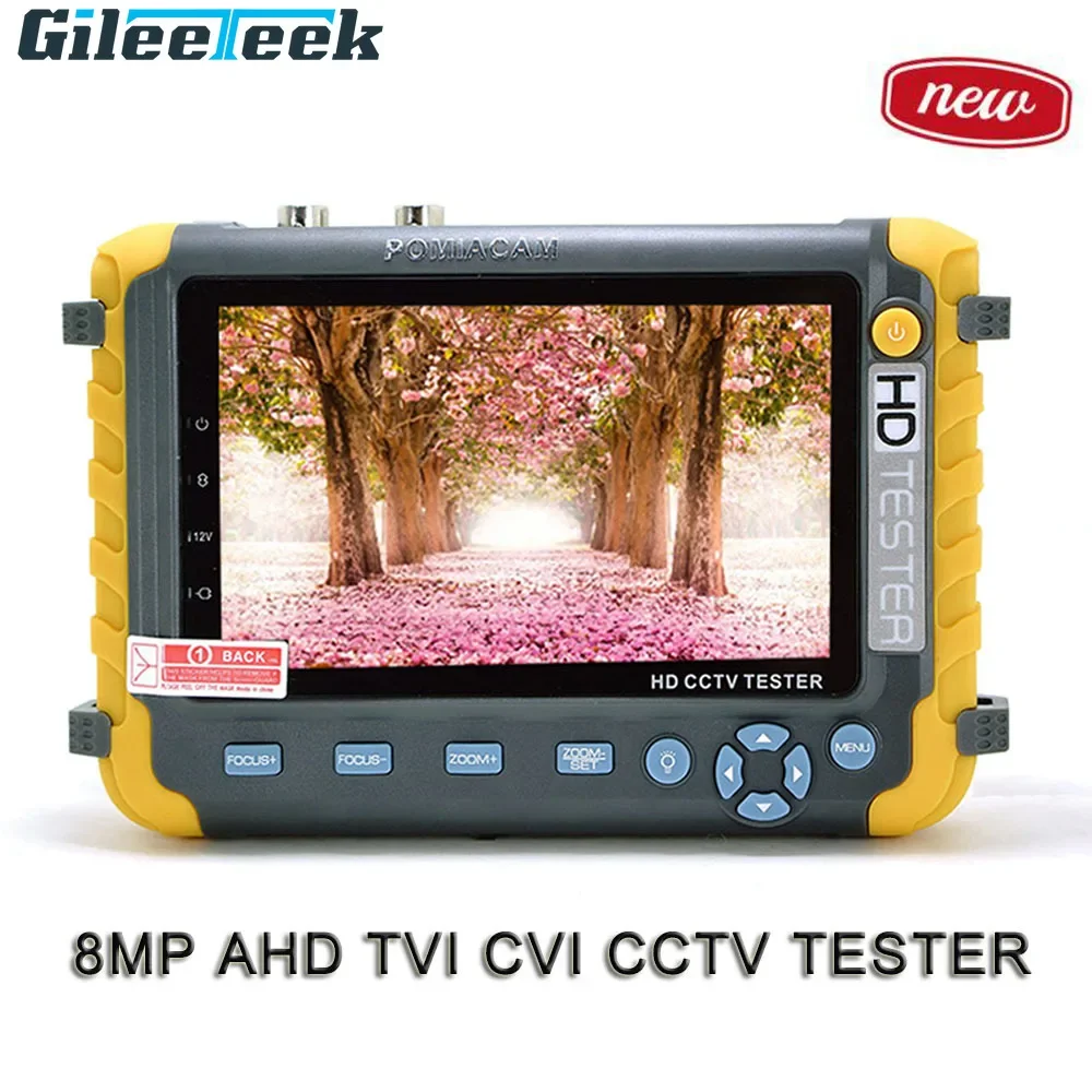 5inch Cctv Tester 8mp TVI CVI 8mp AHD 4-in-1 Camera Tester Video,AHD ...