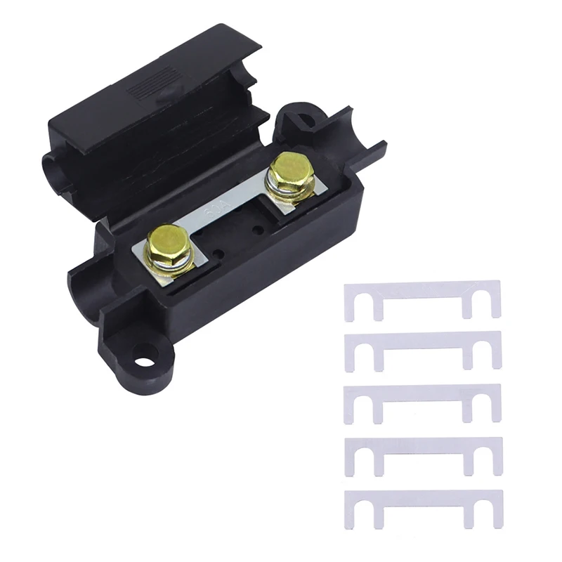 5PCS-Auto-Fuse-Flat-Plate-Type-32V-Fork-Type-Bolt-Battery-Fuse-Car ...