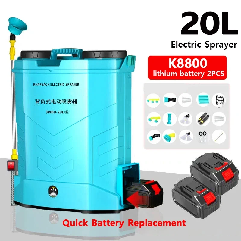 20L-Replaceable-Lithium-Battery-Automatic-Sprayer-Intelligent-Pesticide ...