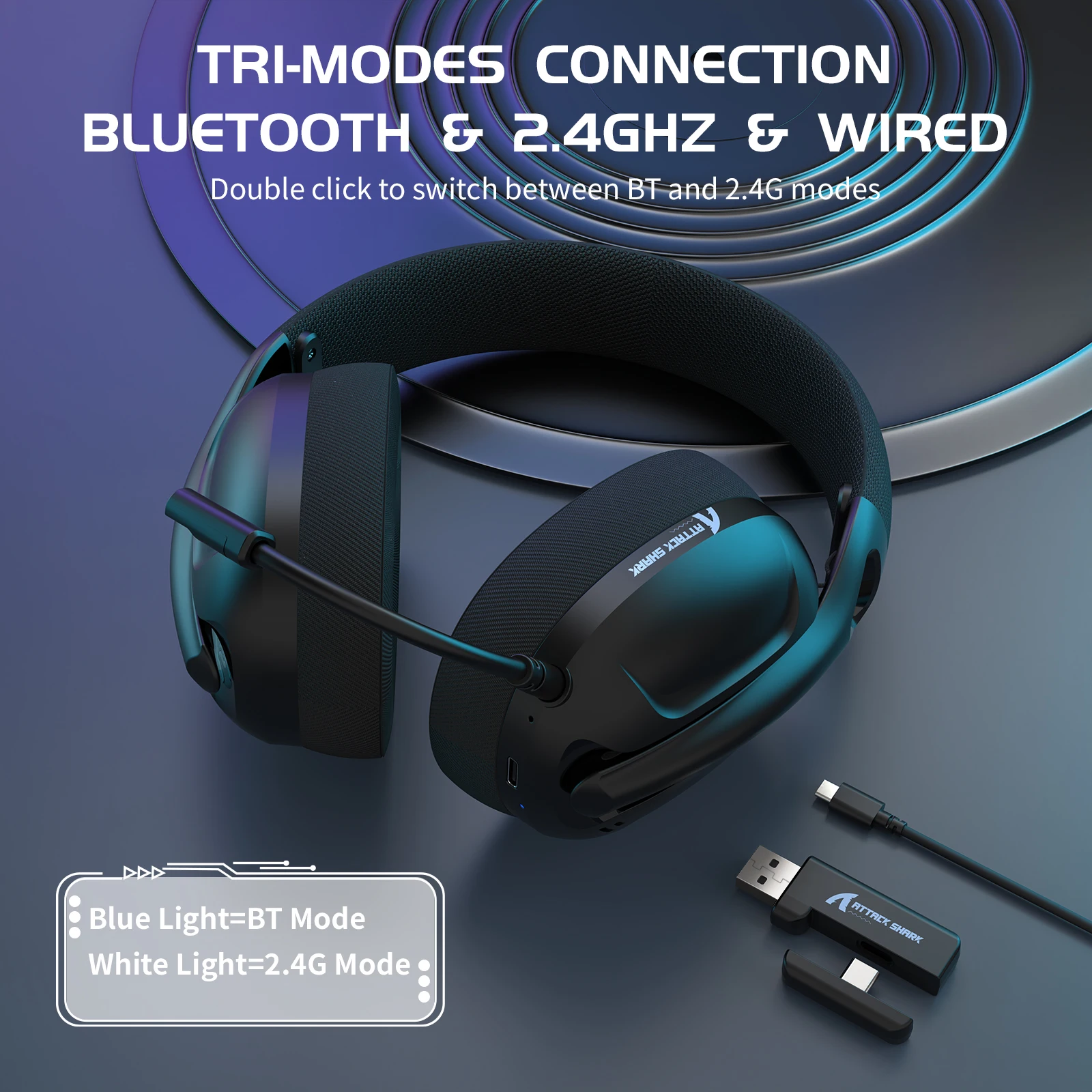Attack Shark L80 Headset – Wired Innovation
