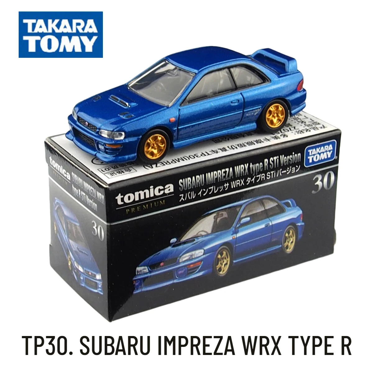 Takara Tomy Tomica Premium Tp, Subaru Impreza Wrx Type R Scale Car ...