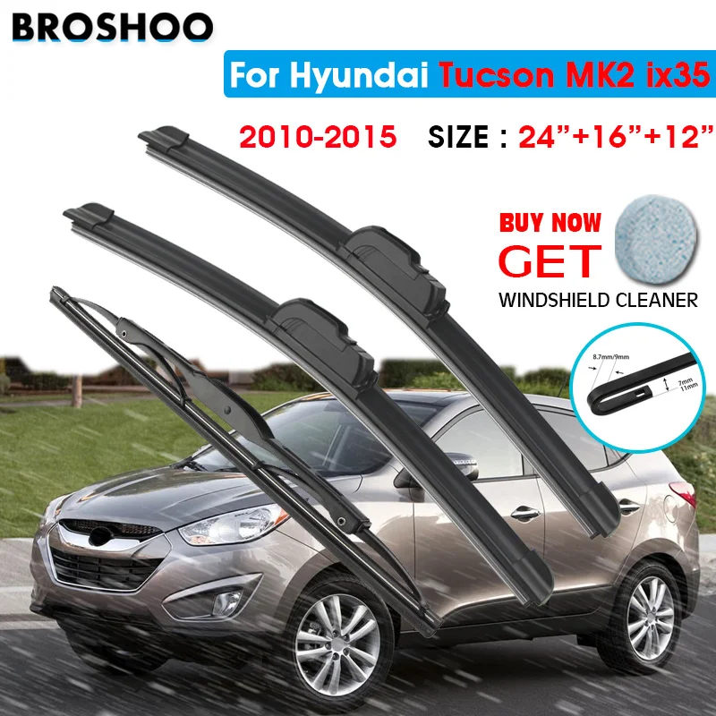 Car-Wiper-Front-Rear-Blades-Set-For-Hyundai-Tucson-MK2-ix35-2010-2011 ...