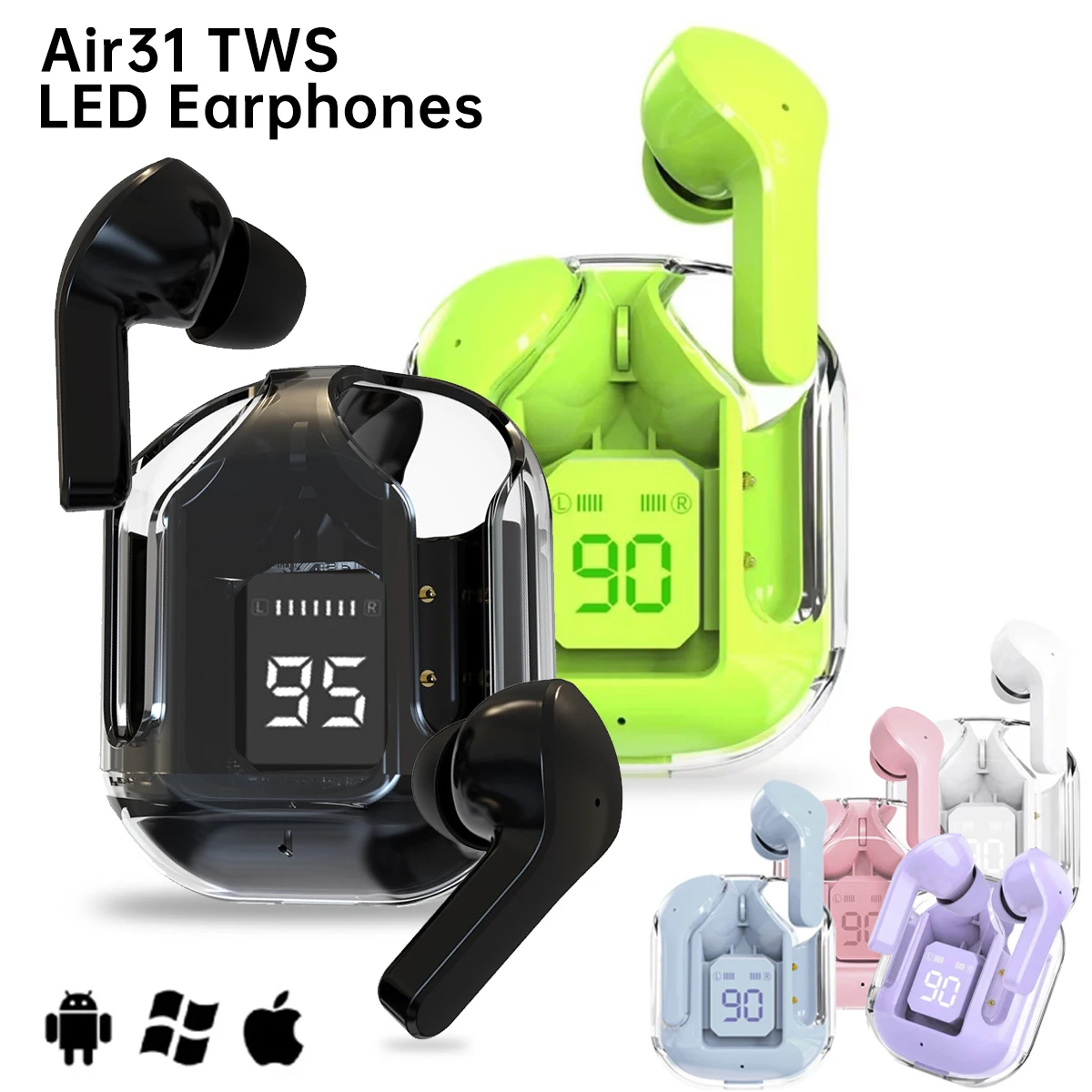 Auriculares-inal-mbricos-con-Bluetooth-aud-fonos-TWS-con-sonido-est-reo-pantalla-Digital-LED ...