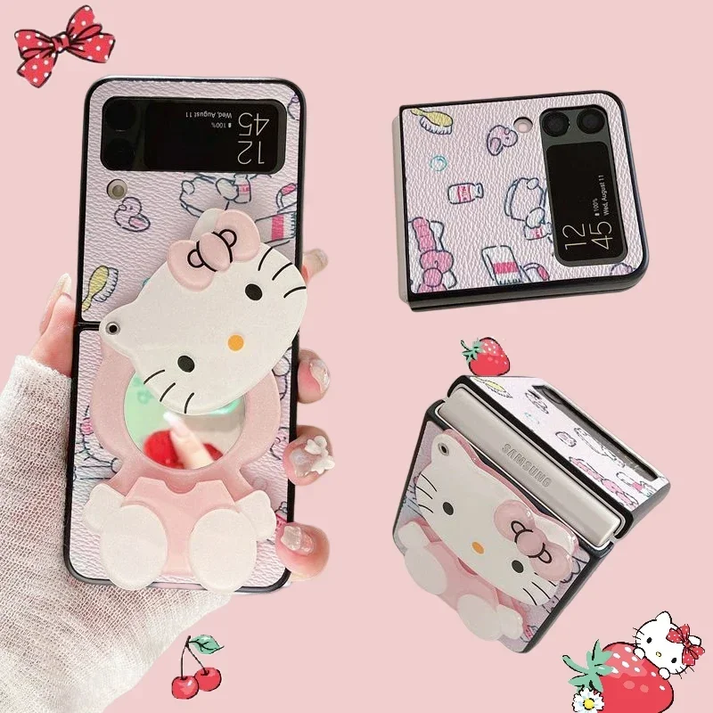 Kawaii-Sanrio-Hello-Kitty-Phone-Case-for-Samsung-Galaxy-Z-Flip-3-4 ...
