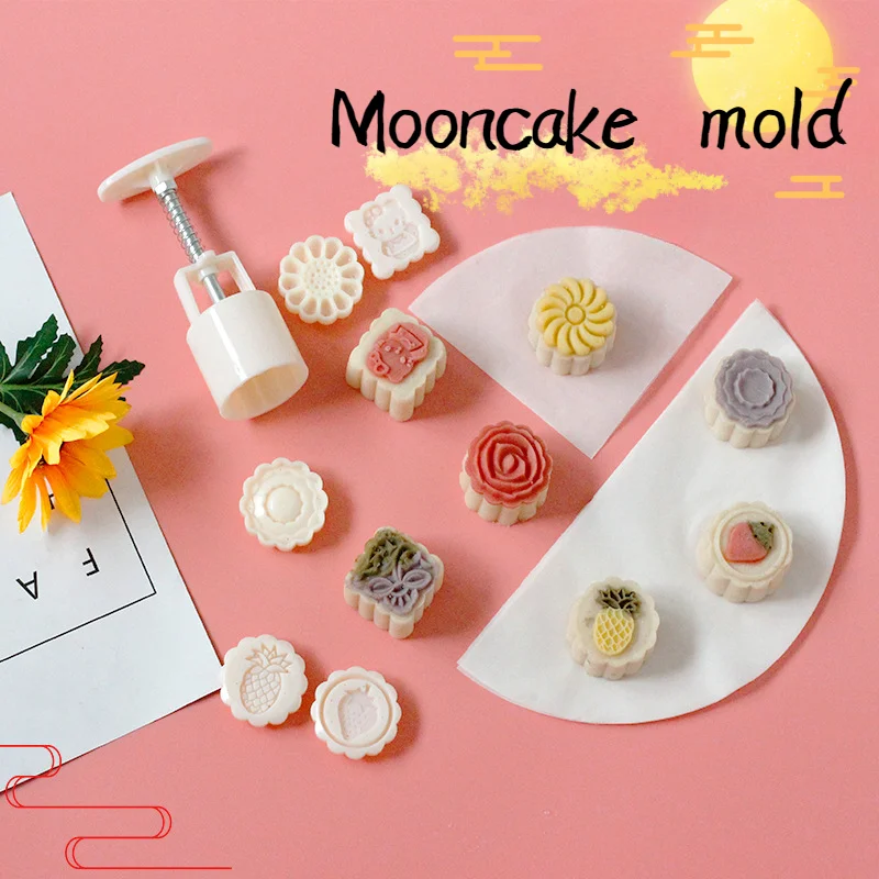 Mooncake-Mold-Mid-Autumn-Festival-Mould-DIY-Hand-Pressure-Fondant ...