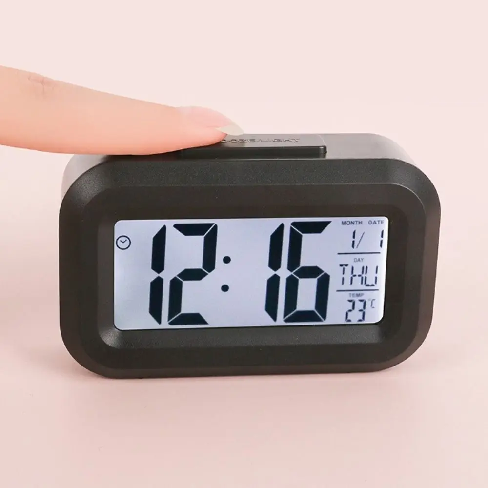 LED-Digital-Alarm-Clock-Electronic-Digital-Alarm-Screen-Desktop-Clock ...