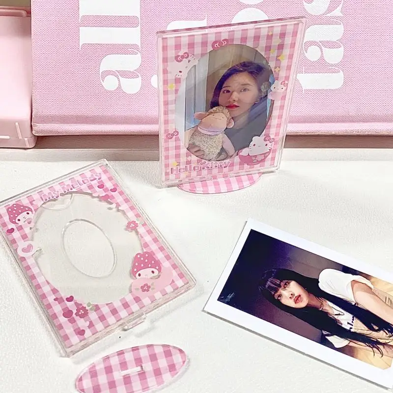 Hello-Kitty-My-Melody-Acrylic-Photo-Holder-Photocard-Frame-Sanrio-Cute ...