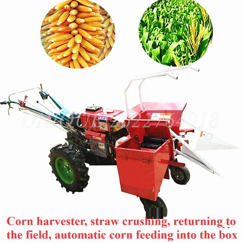 High-Efficiency-Dry-And-Wet-Corn-Harvester-Agricultural-Machinery-Mini ...