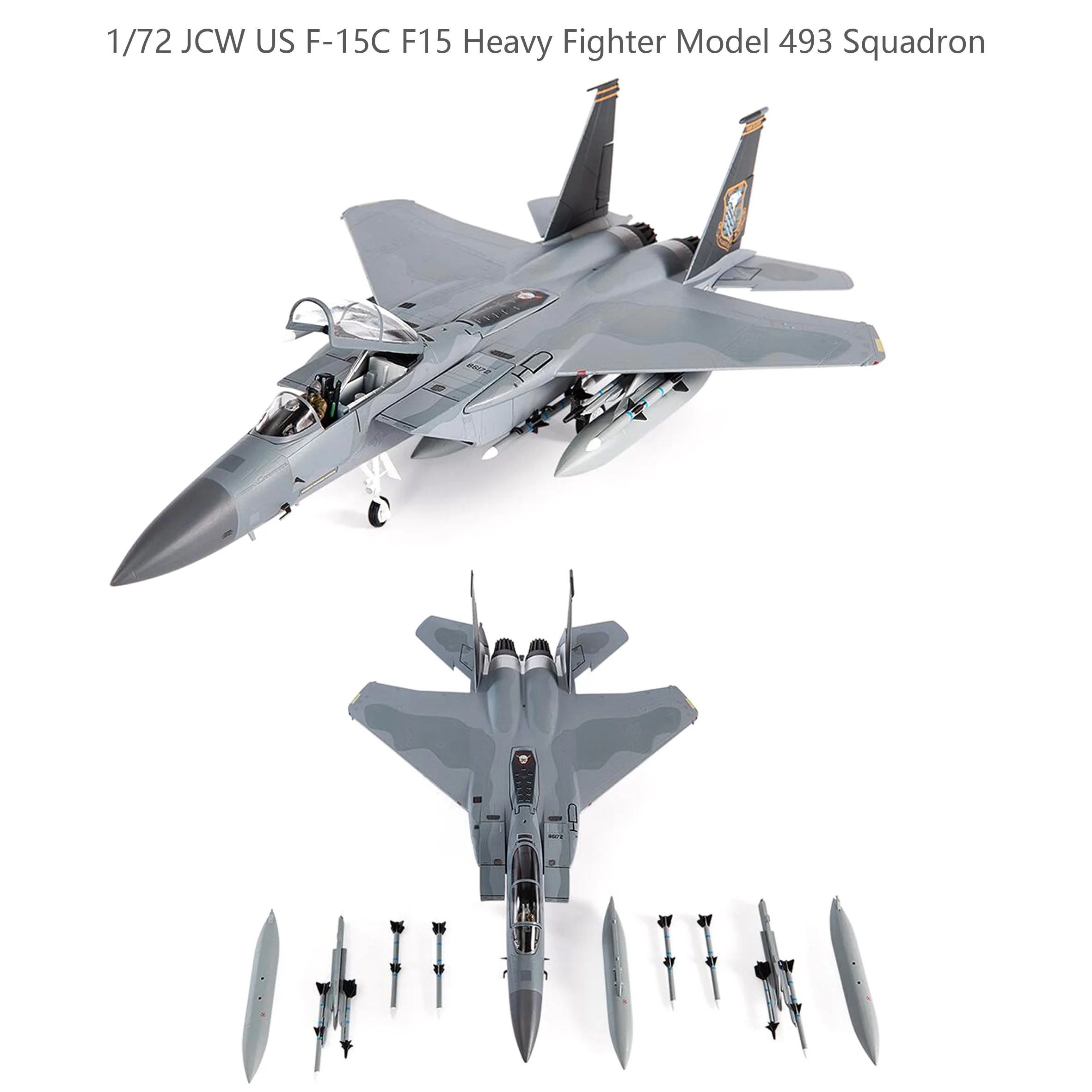 Fine-1-72-JCW-US-F-15C-F15-Heavy-Fighter-Model-493-Squadron-Alloy ...