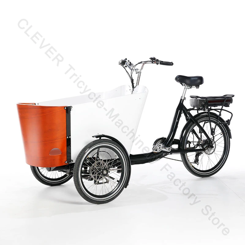 CE-Danish-Bakfiets-Electric-Cargo-Bike-Trolley-With-Electric-And-Pedal ...