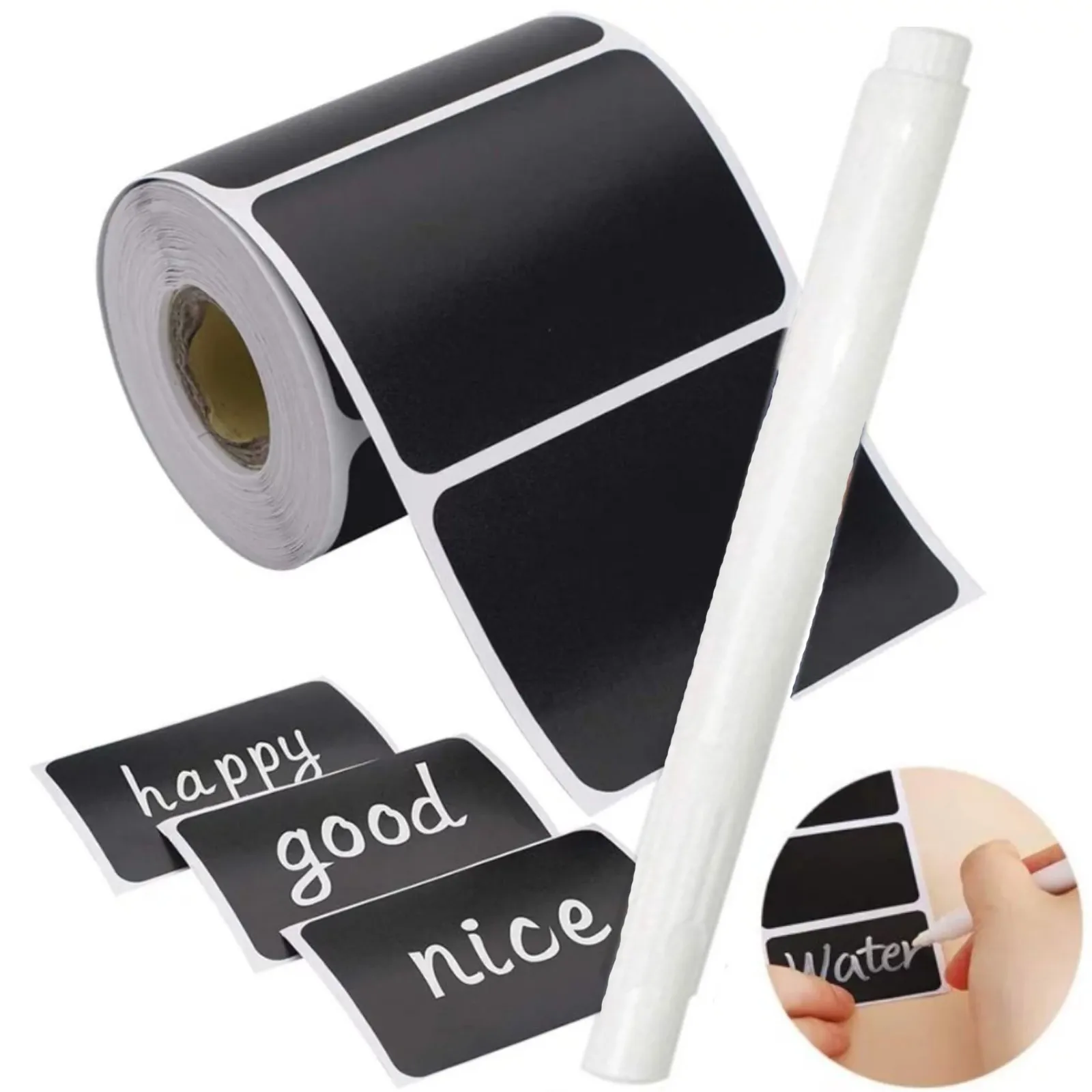 120pcs Roll Label Sticker Mason Jars Spice Bottle Pantry Food Storage ...