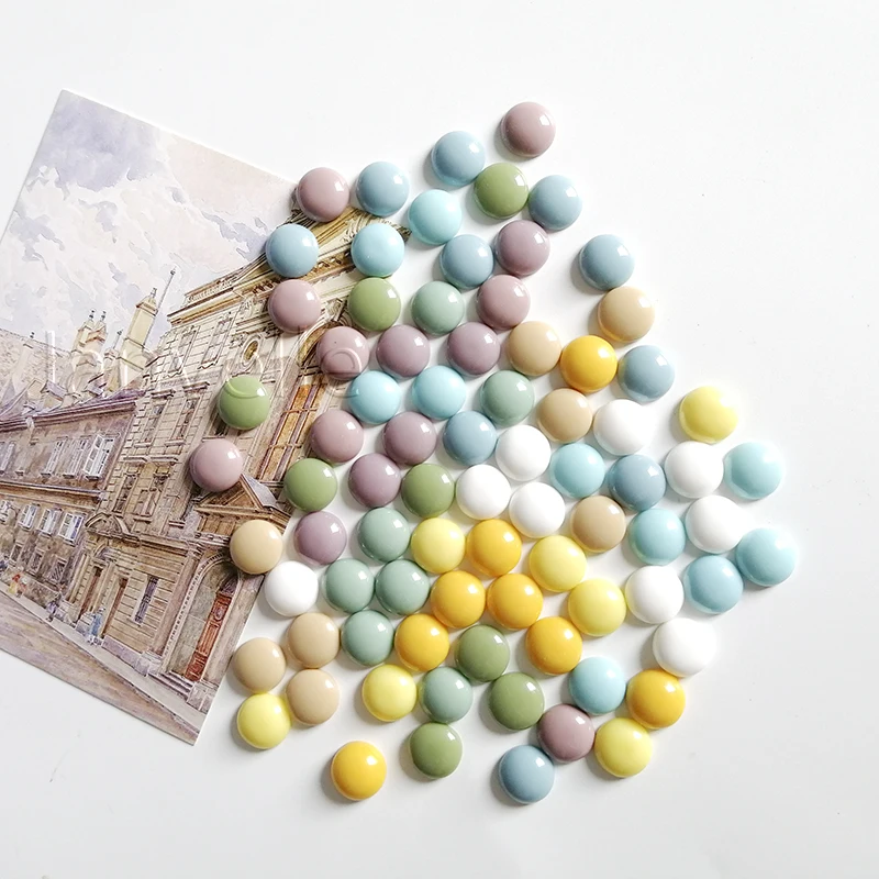 10PCS-Cute-Round-Fridge-Magnets-Small-Colorful-Refrigerator-Stickers ...