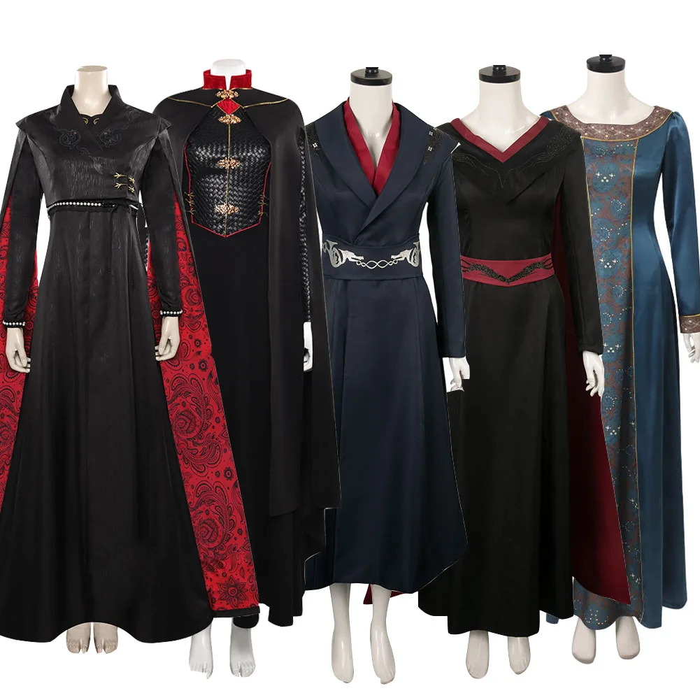 Rhaenyra-Disfraz-de-drag-n-de-TV-para-mujer-disfraz-de-corona-ropa-de ...