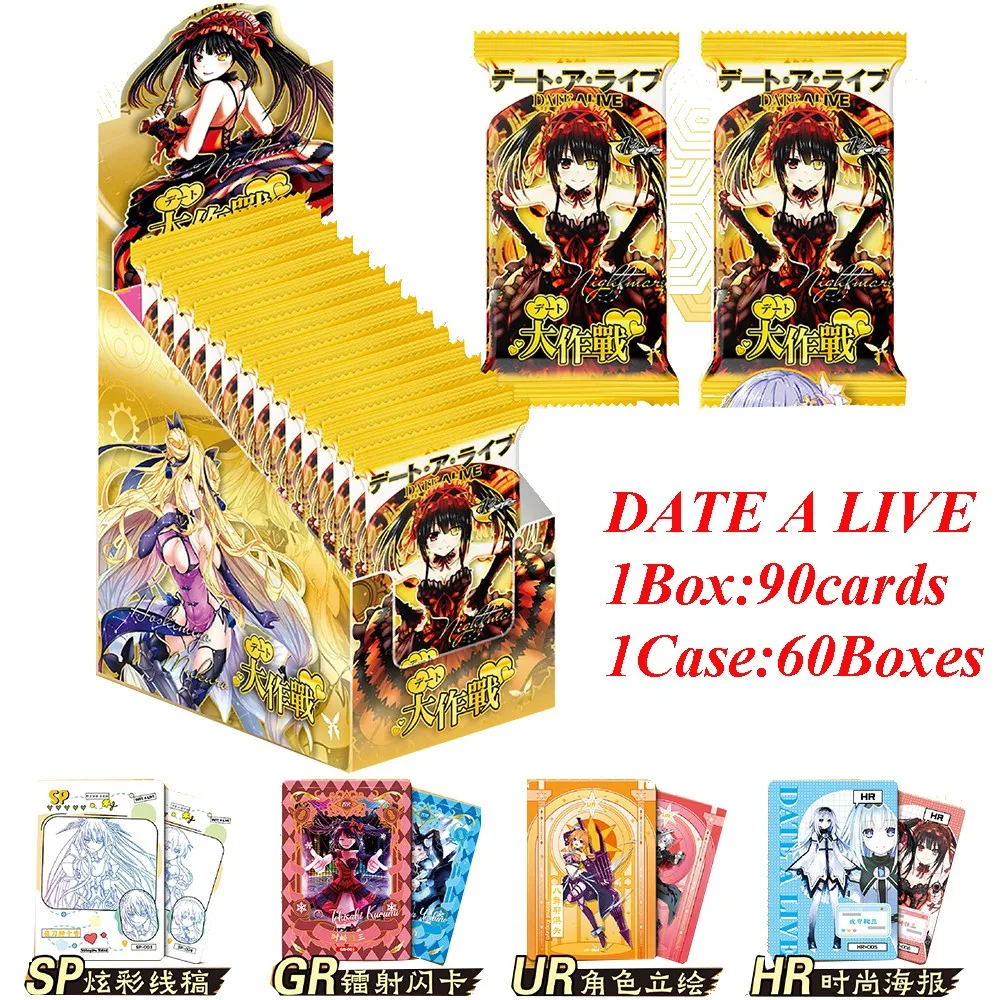 New-Date-A-Live-Tcg-Game-Cards-Tokisaki-Kurumi-Yatogami-Tohka-Anime ...