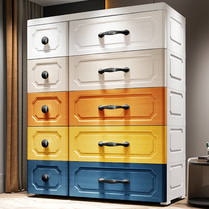 Extra thick Storage Drawer Cabinet 3 7 Multi layer Household Bedroom ...