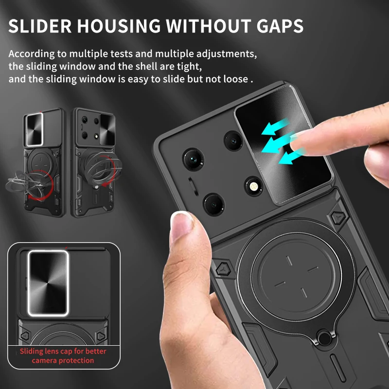 For-Infinix-Note-30-Pro-30-VIP-Case-Shockproof-Armor-Slide-Camera ...