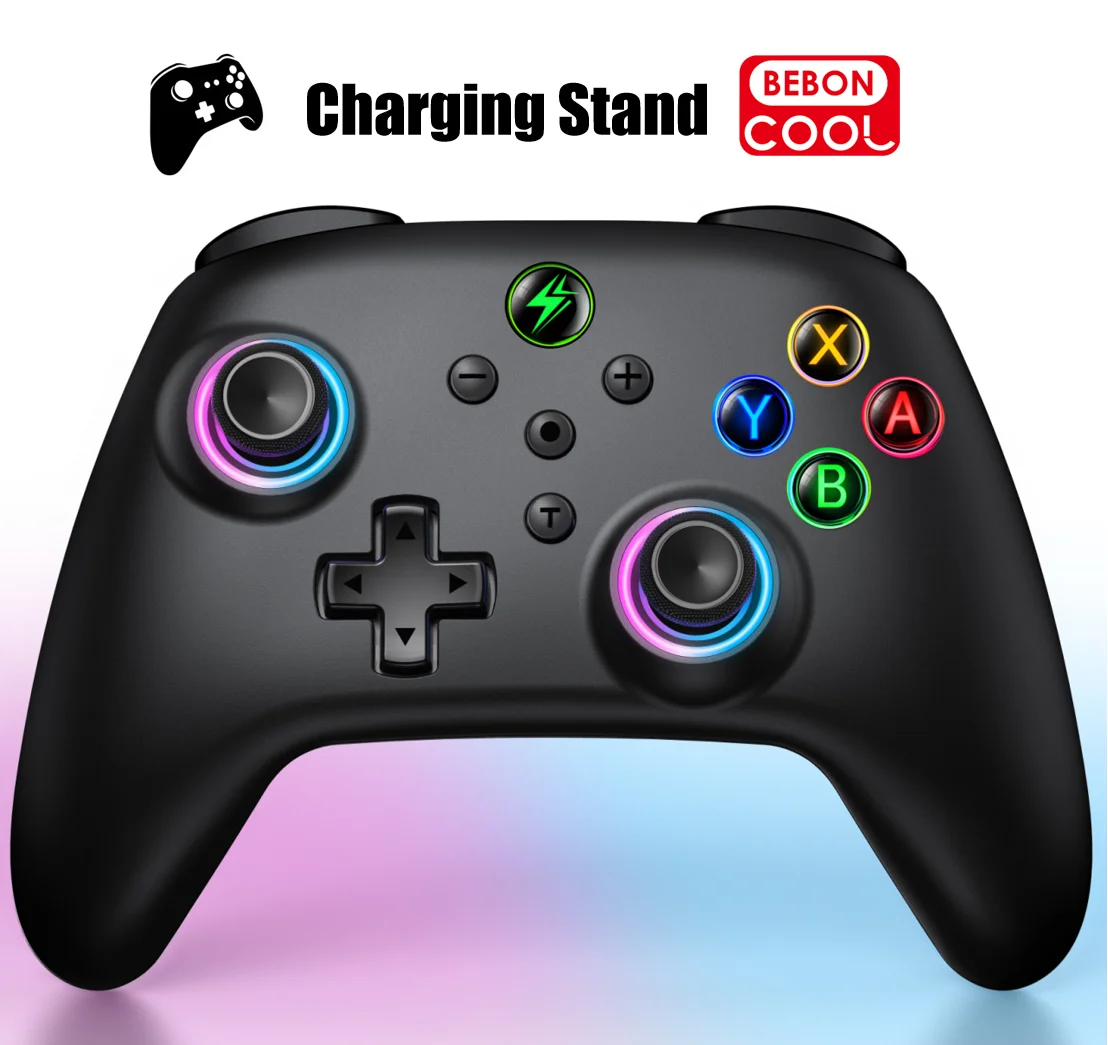 BEBONCOOL RGB Upgrade Programming Mode Switch Controller FOR PC/Nintendo Switch/Android/iOS ...